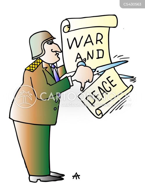 Warmongerer Cartoons and Comics - funny pictures from CartoonStock