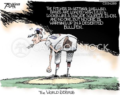 2010 World Series Cartoons and Comics - funny pictures from CartoonStock