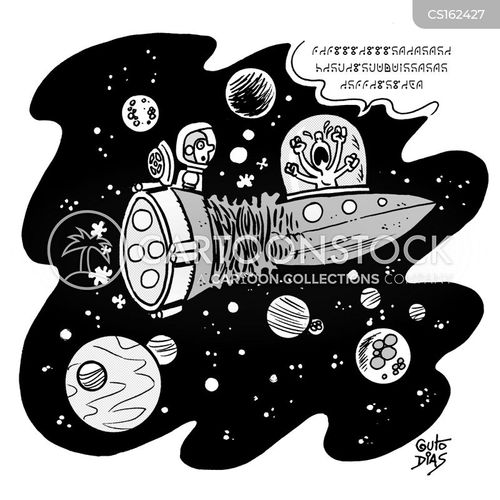 Exploring Space Cartoons and Comics - funny pictures from CartoonStock