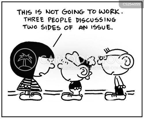 Discussing Cartoons and Comics - funny pictures from CartoonStock