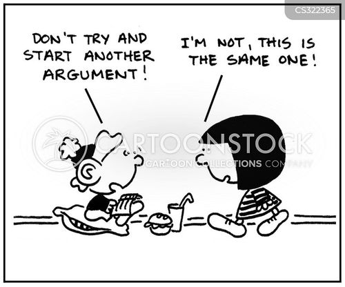 Argumentativeness Cartoons and Comics - funny pictures from CartoonStock