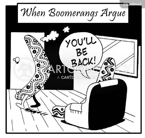 You'll Be Back Cartoons and Comics - funny pictures from CartoonStock