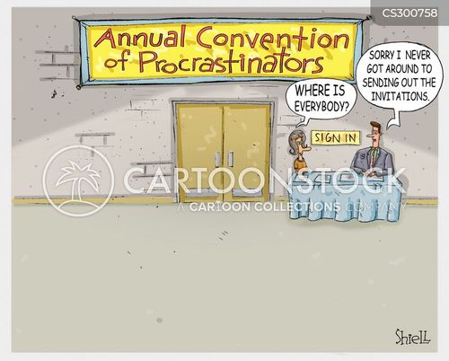 Delaying Tactics Cartoons and Comics - funny pictures from CartoonStock