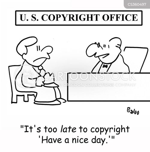 Copyright Expires Cartoons and Comics - funny pictures from CartoonStock