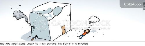 Thinking Inside The Box Cartoons and Comics - funny pictures from ...