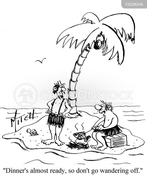 Island Dining Cartoons and Comics - funny pictures from CartoonStock
