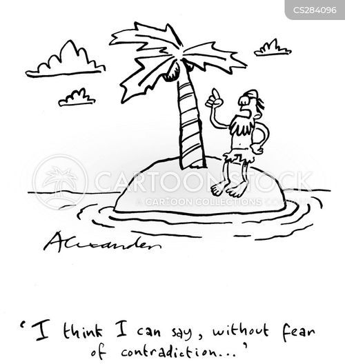 Contradiction Cartoons and Comics - funny pictures from CartoonStock