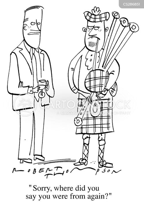Bagpipes Cartoons and Comics - funny pictures from CartoonStock