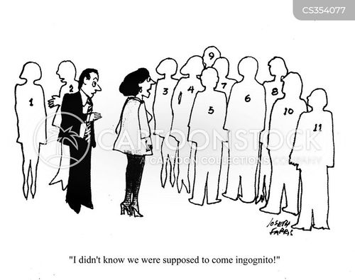 Incognito Cartoons and Comics - funny pictures from CartoonStock