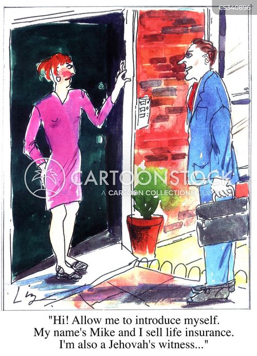 Jehovah Witnesses Cartoons and Comics - funny pictures from CartoonStock