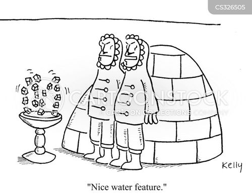 Iced Water Cartoons and Comics - funny pictures from CartoonStock