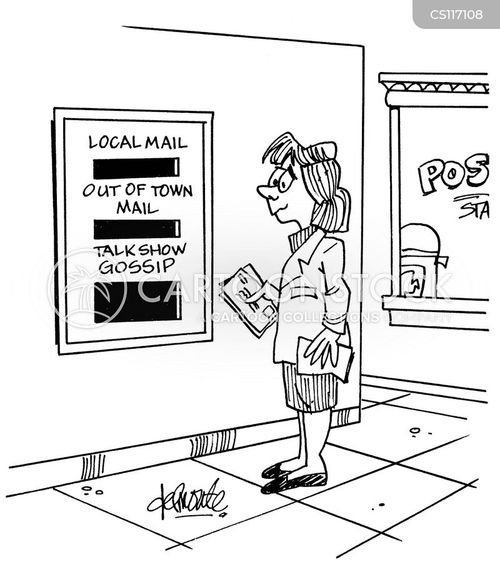 Full Mailbox Cartoons and Comics - funny pictures from CartoonStock