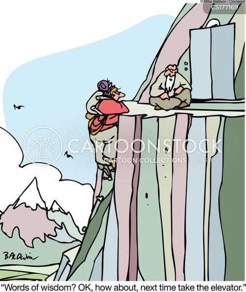 Mountaintop Cartoons and Comics - funny pictures from CartoonStock
