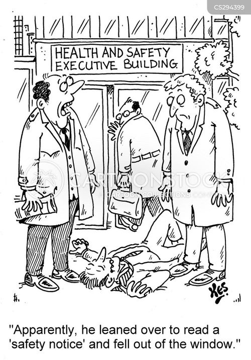 Accident At Work Cartoons and Comics - funny pictures from CartoonStock