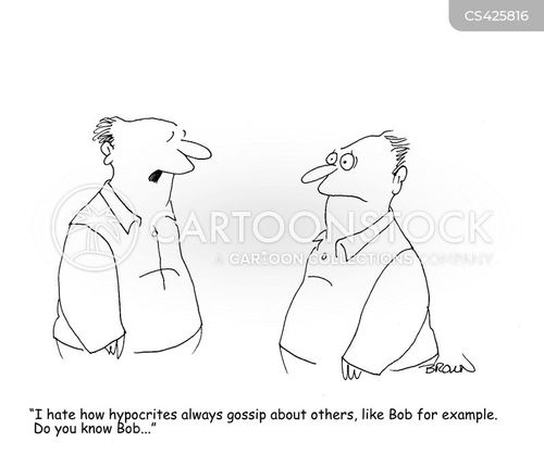 Hypocrisies Cartoons and Comics - funny pictures from CartoonStock