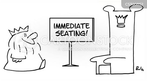 Immediate Seating Cartoons and Comics - funny pictures from CartoonStock