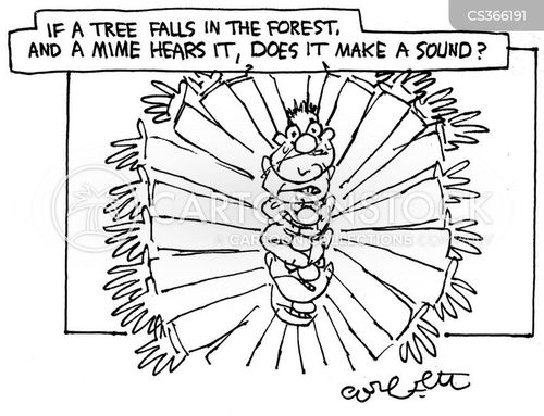 Tree Falls Cartoons and Comics - funny pictures from CartoonStock