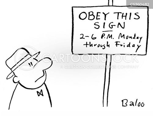 Obey Cartoons and Comics - funny pictures from CartoonStock