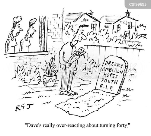 Turning Forty Cartoons and Comics - funny pictures from CartoonStock