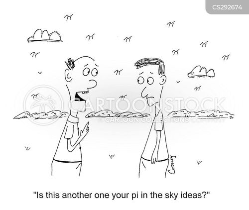 Pi In The Sky Cartoons and Comics - funny pictures from CartoonStock