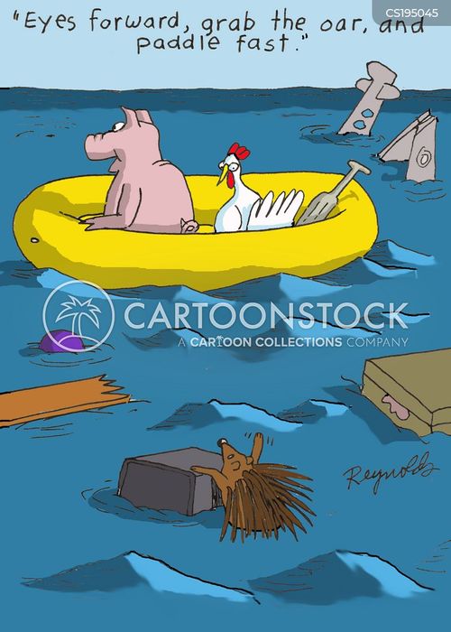 Life Raft Cartoons and Comics - funny pictures from CartoonStock