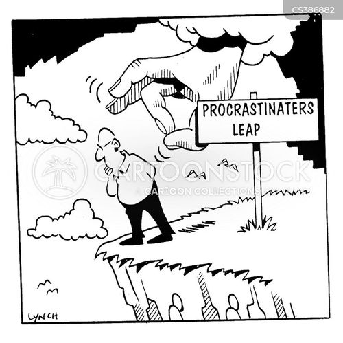 Procrasinate Cartoons and Comics - funny pictures from CartoonStock