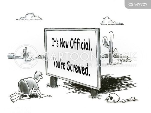 Screwed Cartoons and Comics - funny pictures from CartoonStock