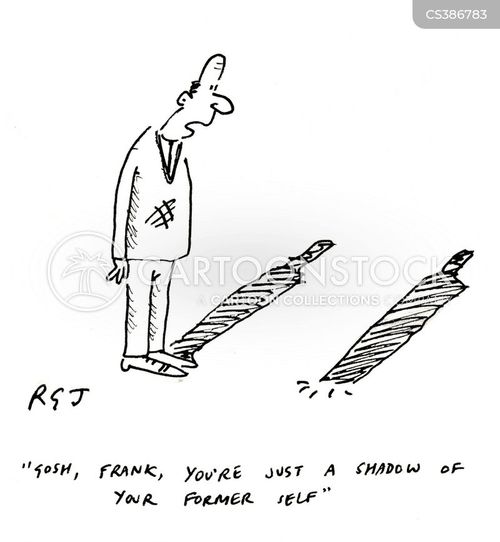 Shadowing Cartoons and Comics - funny pictures from CartoonStock