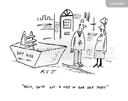 Stepping Cartoons and Comics - funny pictures from CartoonStock