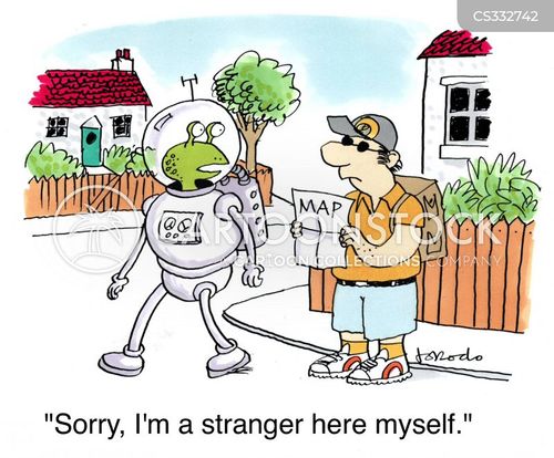 Asking Directions Cartoons and Comics - funny pictures from CartoonStock