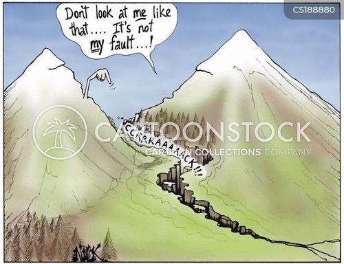 Fault Line Cartoons and Comics - funny pictures from CartoonStock