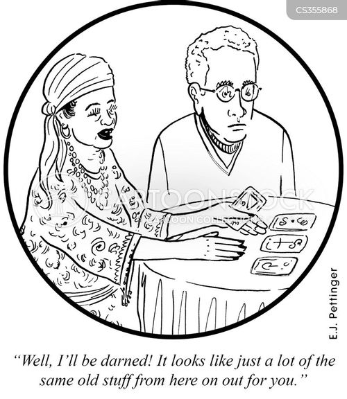 Tarot Reading Cartoons and Comics - funny pictures from CartoonStock