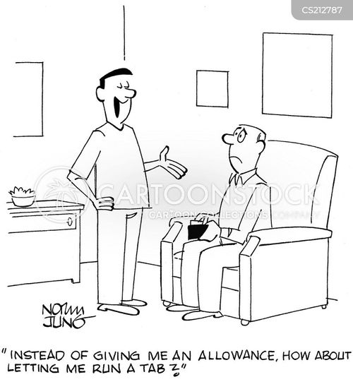 Bank Of Mum And Dad Cartoons and Comics - funny pictures from CartoonStock