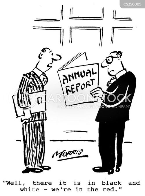 In The Red Cartoons and Comics - funny pictures from CartoonStock