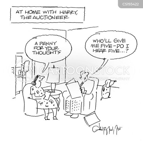 Bidding Cartoons and Comics - funny pictures from CartoonStock
