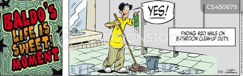Mopping Cartoons and Comics - funny pictures from CartoonStock