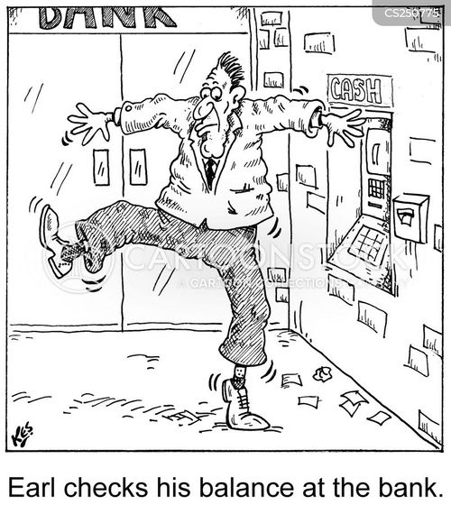 Account Balance Cartoons and Comics - funny pictures from CartoonStock