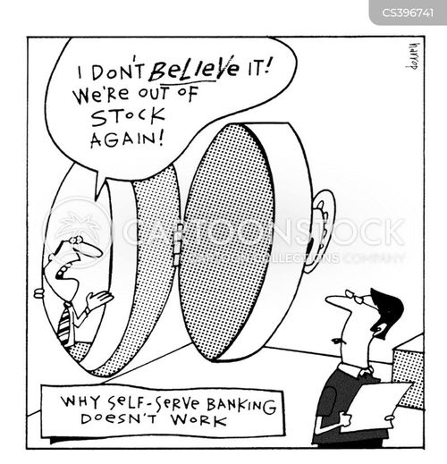 Self-checkout Cartoons and Comics - funny pictures from CartoonStock