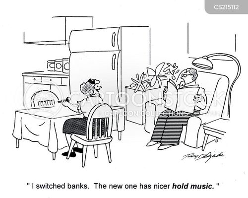 Telephone Banking Cartoons and Comics - funny pictures from CartoonStock