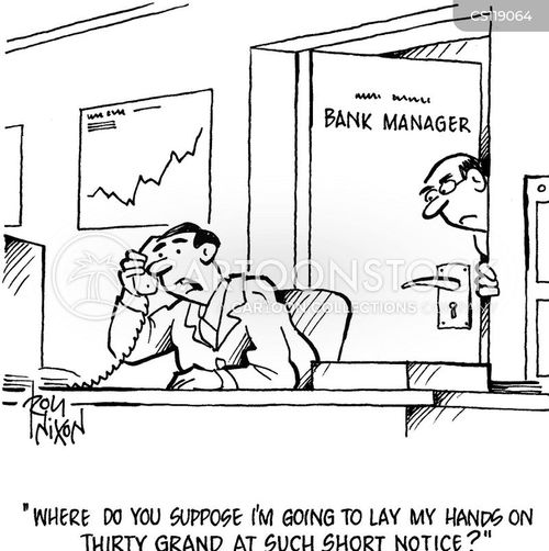 Bank Management Cartoons and Comics - funny pictures from CartoonStock
