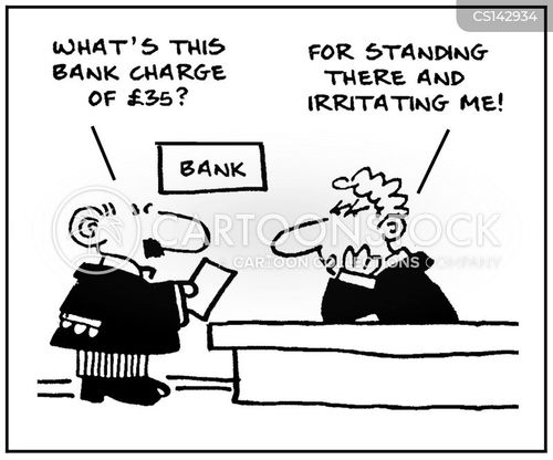 Bank Expense Cartoons and Comics - funny pictures from CartoonStock