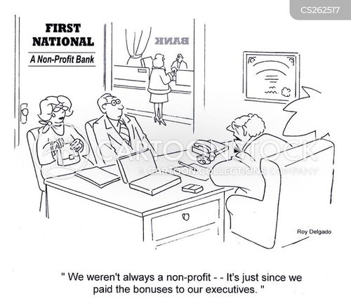 Bankers Bonus Cartoons and Comics - funny pictures from CartoonStock