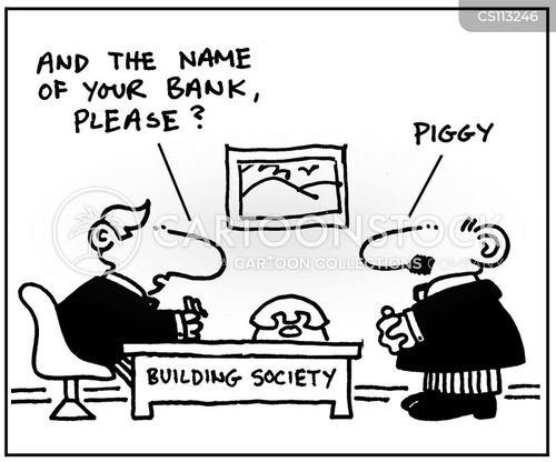 Building Societies Cartoons and Comics - funny pictures from CartoonStock