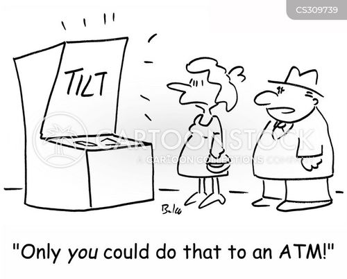 Cash Dispenser Cartoons and Comics - funny pictures from CartoonStock