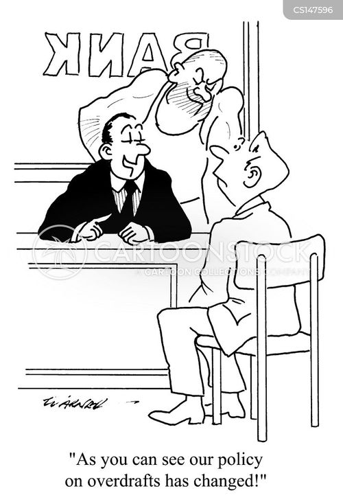 Overdraft Cartoons and Comics - funny pictures from CartoonStock