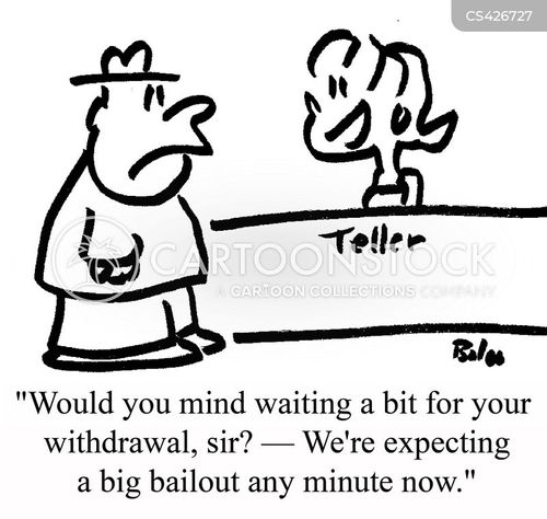 Bank Withdrawal Cartoons and Comics - funny pictures from CartoonStock
