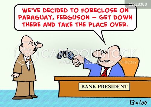 Bank Foreclosures Cartoons and Comics - funny pictures from CartoonStock