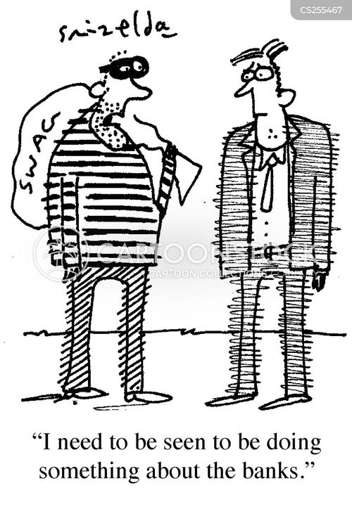 Banking Crash Cartoons and Comics - funny pictures from CartoonStock