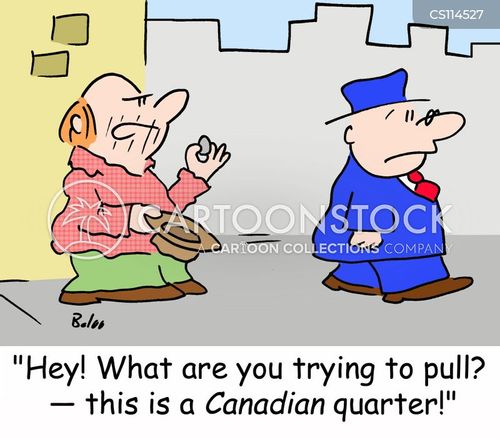 Canadian Quarter Cartoons and Comics - funny pictures from CartoonStock