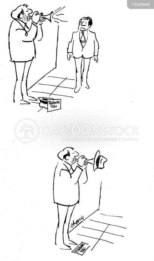 Trumpet Player Cartoons and Comics - funny pictures from CartoonStock